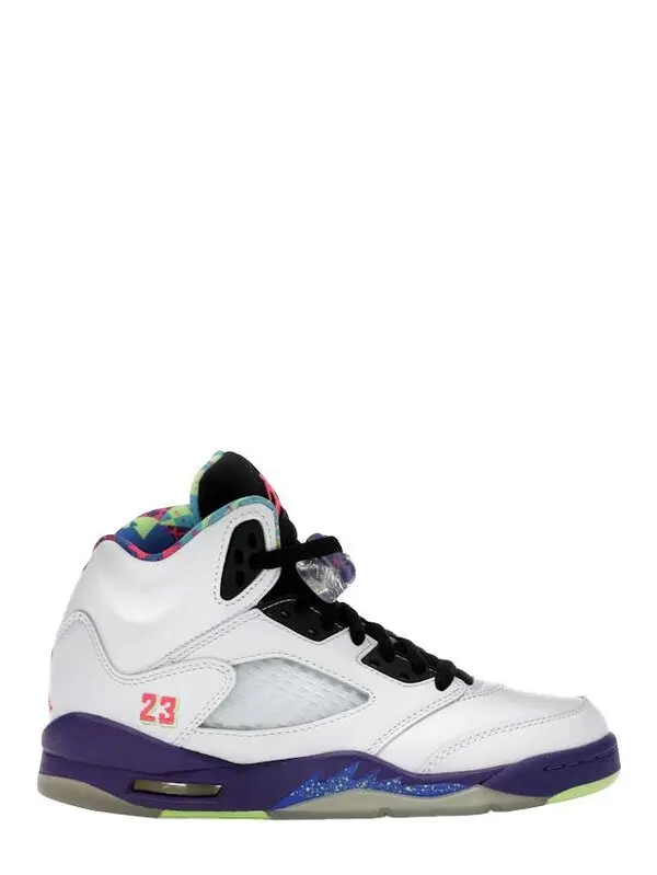 JORDAN 5 Retro Alternate Bel Air Gs - White/court Purple/racer Pink