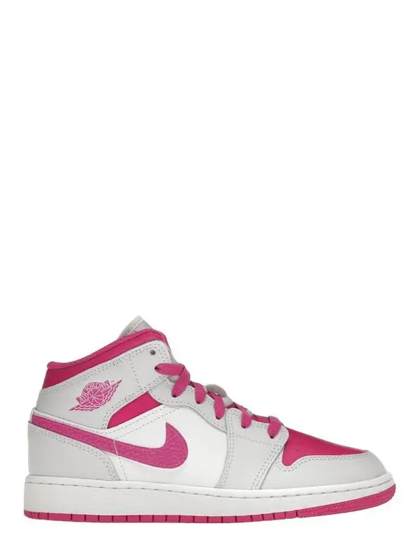 JORDAN 1 Mid - Iris Whisper/white/fire Pink