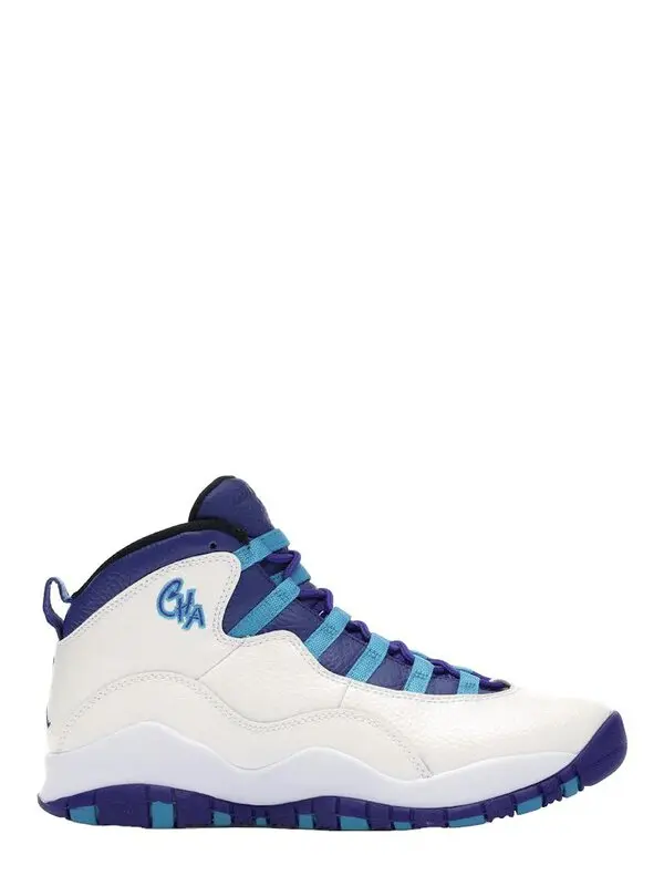 JORDAN 10 Retro Charlotte - White/concord/blue Lagoon