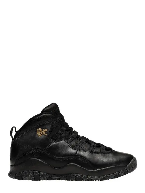 JORDAN 10 Retro New York City - Black/dark Grey/metallic Gold