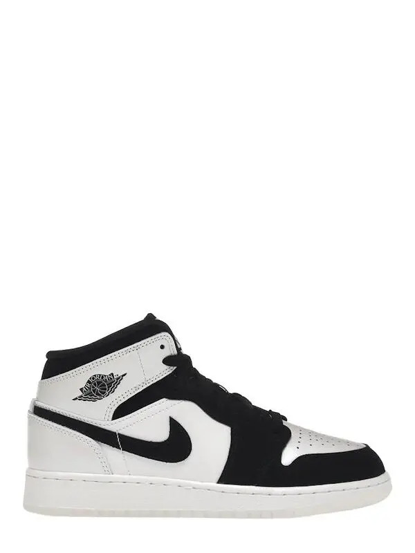 JORDAN 1 Mid Diamond Shorts Gs - White