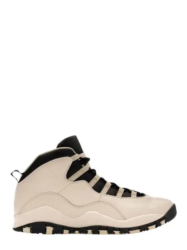 JORDAN 10 Retro Heiress Sneakers - Pearl White/black