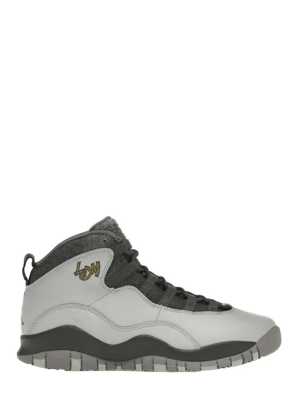 JORDAN 10 Retro London Sneakers - Pure Platinum/dark Grey/cool Grey