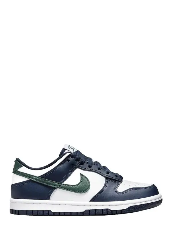 Nike Dunk Low Sneakers - Obsidian/vintage Green/white