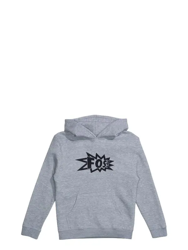 VIRGIL ABLOH Youth Fos Cat Hoodie - Heather Grey