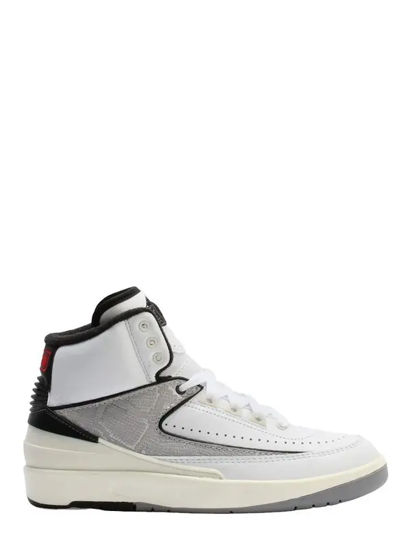 JORDAN 2 Retro Sneakers - White/fire Red/black