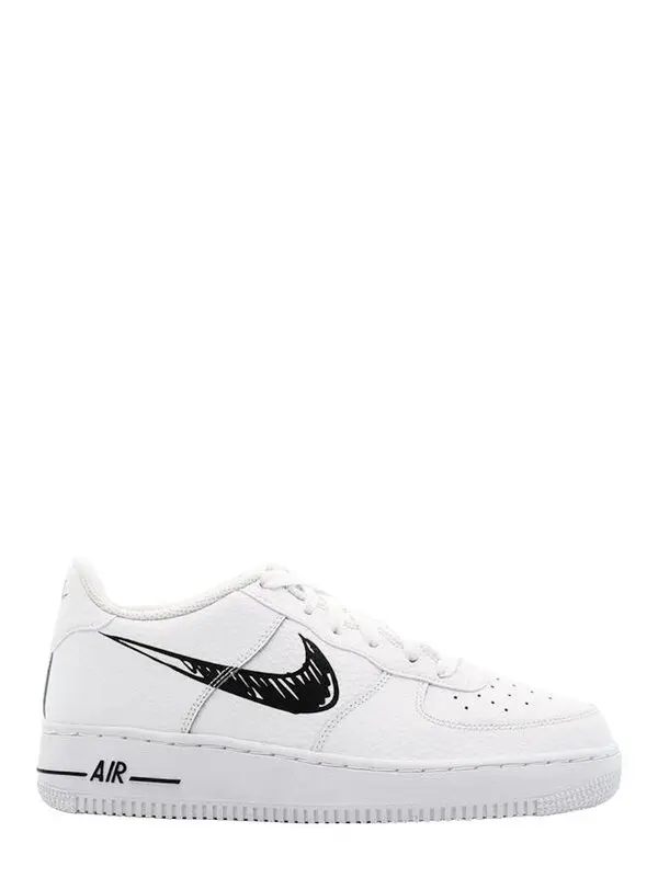Nike Air Force 1 Low Sketch Sneakers - White/black