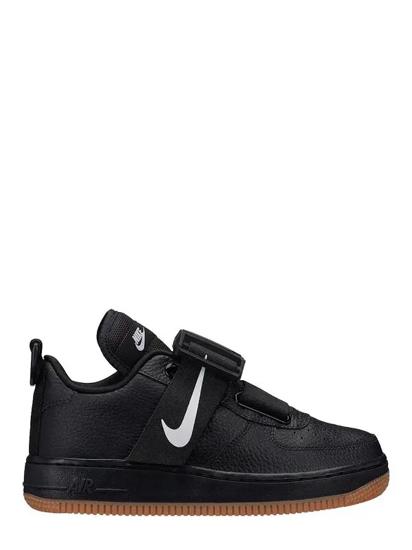 Nike Air Force 1 Utility Sneakers - Black/white/gum Medium Brown