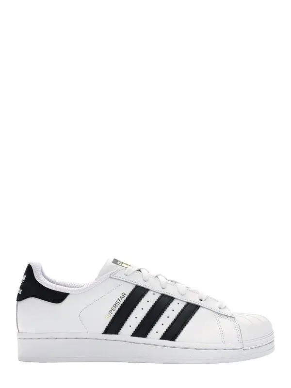 Adidas Superstar Lace Up Sneakers - Running White/footwear White/black