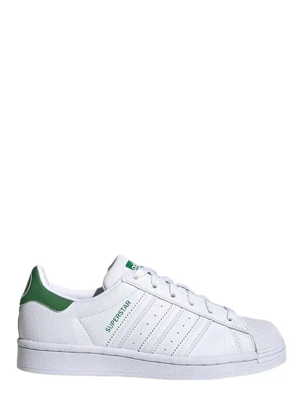 Adidas Superstar Sneakers - Cloud White/green
