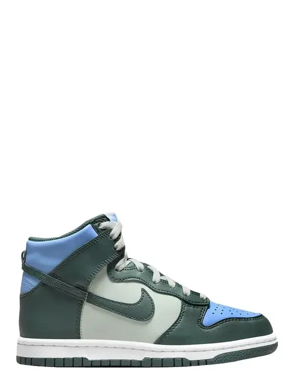 Nike Dunk High Sneakers - Deep Jungle/light Silver/university Blue