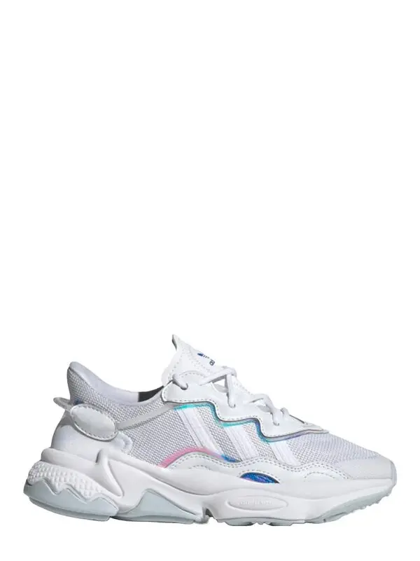Adidas Ozweego Lace Up Sneakers - Cloud White/sky Blue Tint