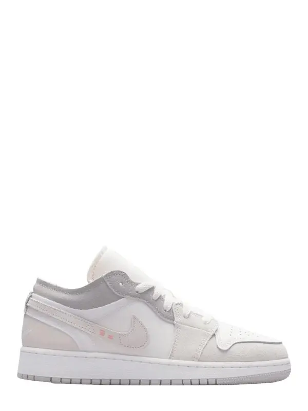 JORDAN 1 Low Inside Out Sneakers - Cream/white/light Grey