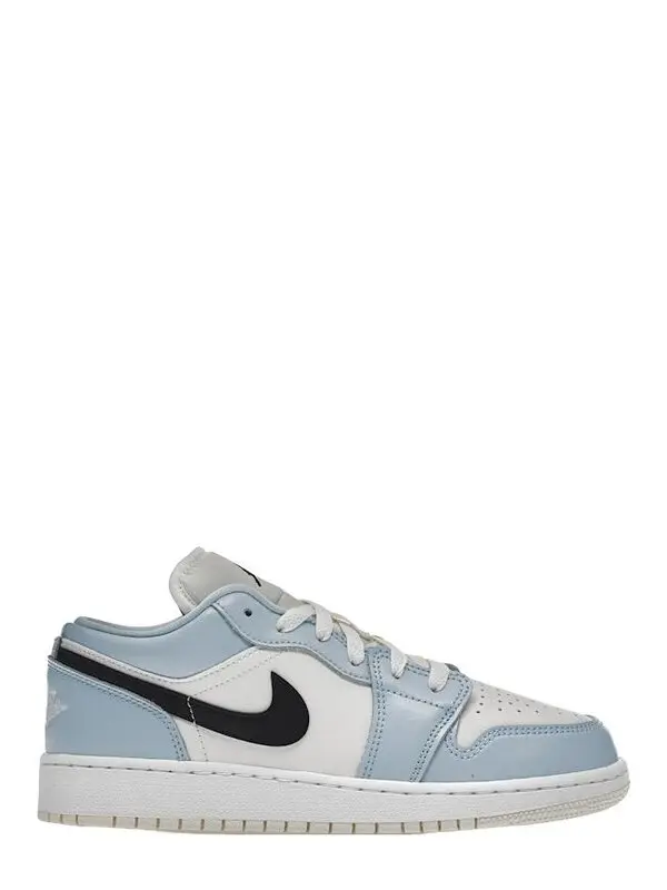 JORDAN 1 Low Sneakers - Ice Blue/black/sail
