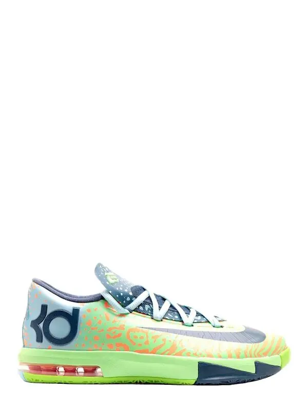 Nike Kd 6 Liger Sneakers - Elctrc Grn/nght Fctr/atmc Orng