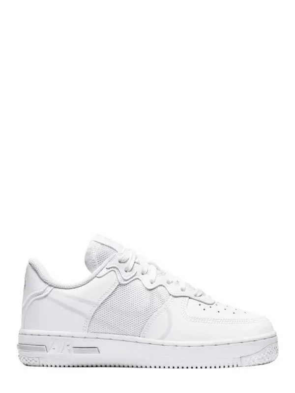 Nike Air Force 1 Low React Suin Sneakers - White/pure Platinum