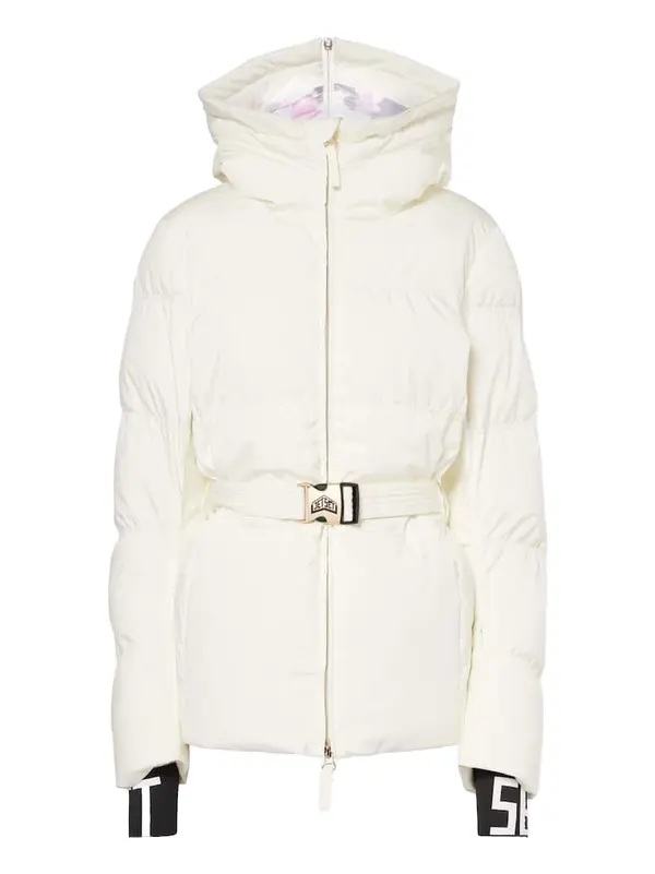 JETSET Chamonix Belted Ski Jacket - White