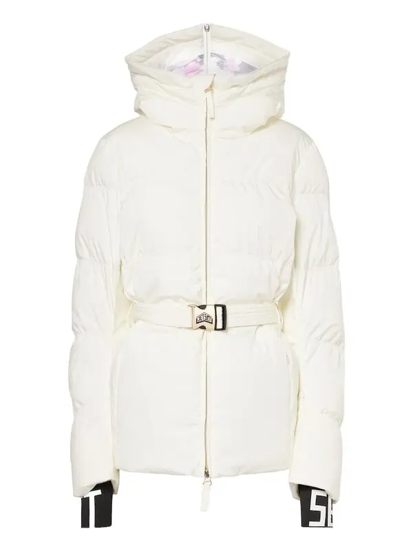 JETSET Chamonix Belted Ski Jacket - White