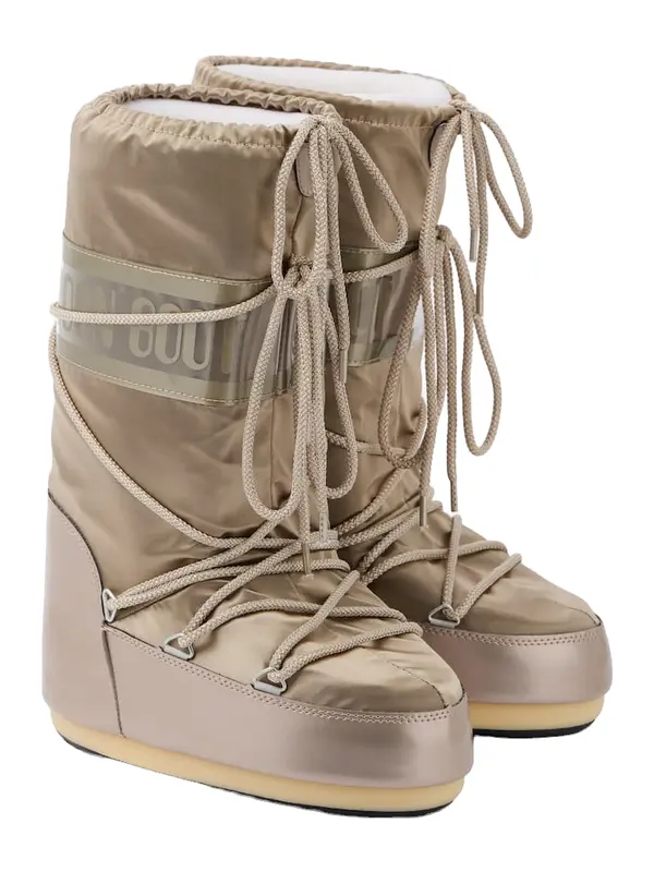Moon Boot Icon Glance Snow Boots - Gold