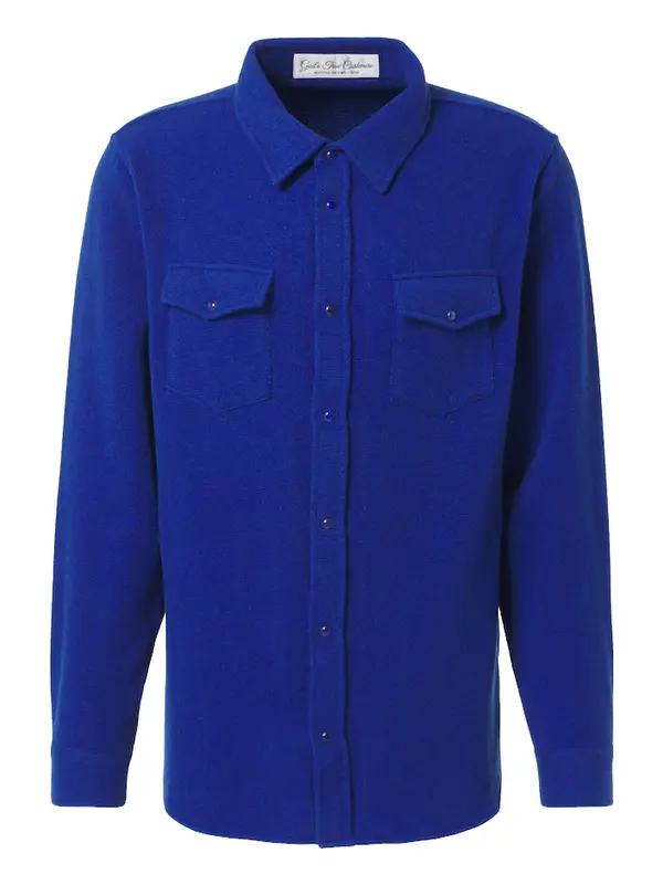 GOD'S TRUE CASHMERE Cashmere Overshirt - Blue