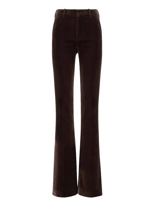 Loro Piana Gaby Straight Pants - Brown