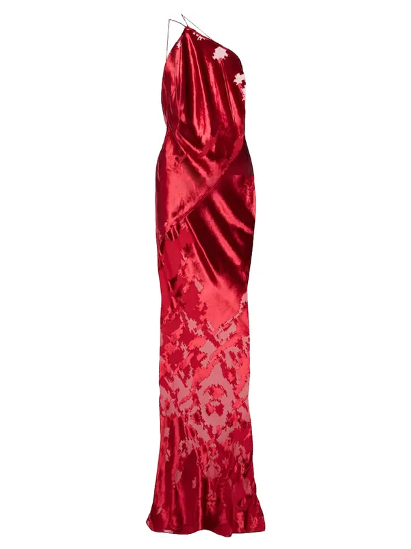 THE SEI One-shoulder Gown - Red
