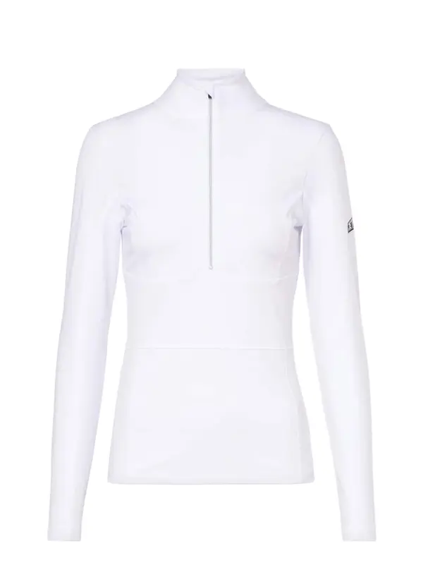 JETSET Ginger Half-zip Top - White