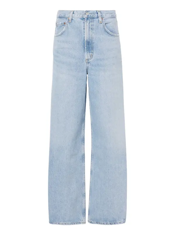 AGOLDE Low Curve Wide-leg Jeans - Blue