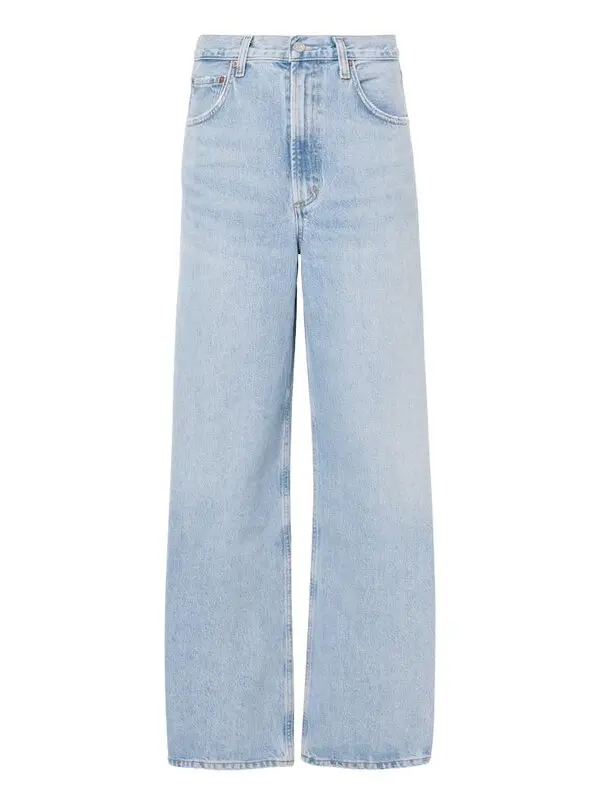 AGOLDE Low Curve Wide-leg Jeans - Blue