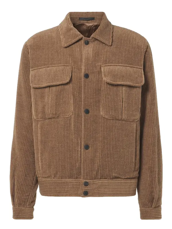 Giorgio Armani Wool And Cashmere Blouson - Brown