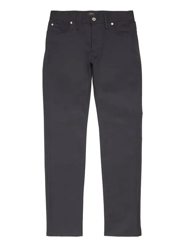 Brioni Stretch-cotton Straight Chamonix Jeans - Blue