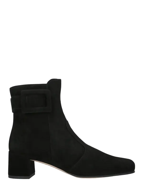 ROGER VIVIER Très Vivier Polly Ankle Boots 45 - Black