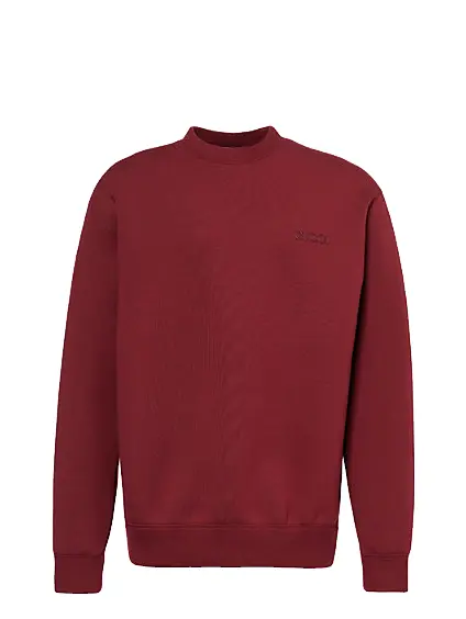 Gucci Stretch-jersey Sweatshirt - Rosso Ancora White M