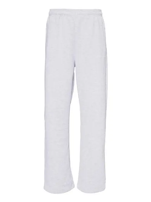 SISTERS & SEEKERS Relaxed-fit Straight-leg Jogging Bottoms - Grey Marl