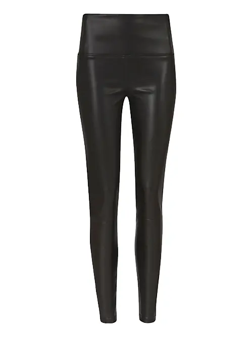 ALLSAINTS Cora High-rise Faux-leather Leggings - Black