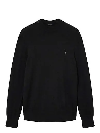 ALLSAINTS Kilburn Mock-neck Wool-blend Jumper - Black
