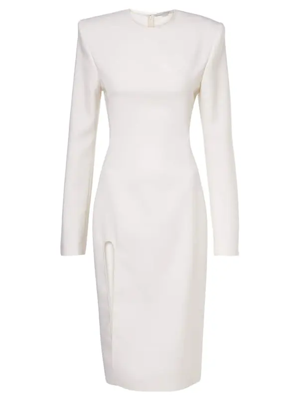 Stella McCartney Wool Midi Dress - White