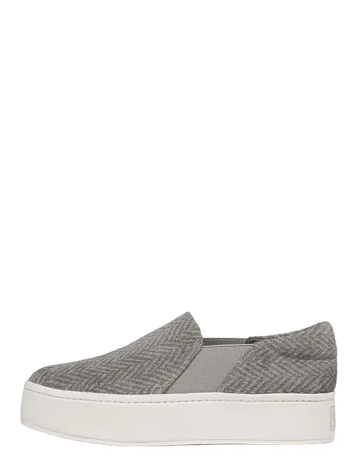 Vince Warren Nubuck Slip-on Sneakers - Grey
