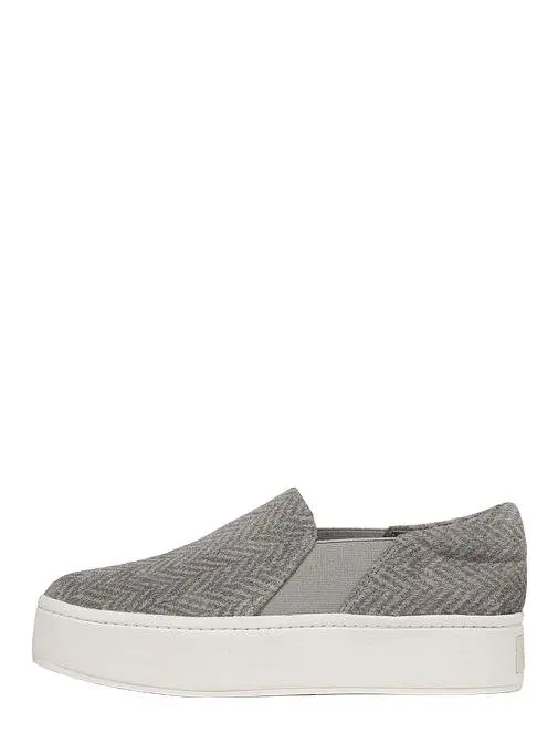 Vince Warren Nubuck Slip-on Sneakers - Grey