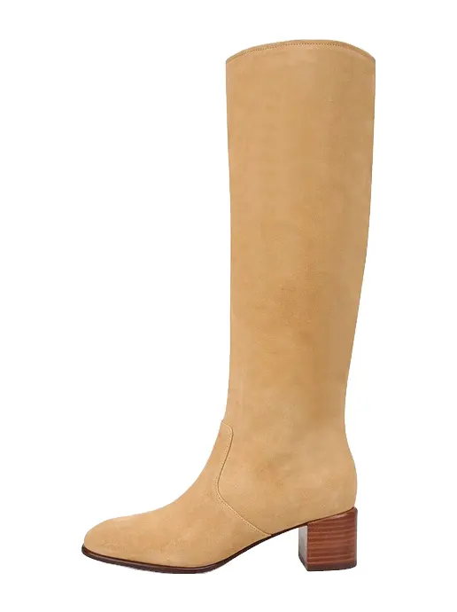 Vince Arabel Tall Suede Knee Boot - Red