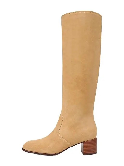 Vince Arabel Tall Suede Knee Boot - Red