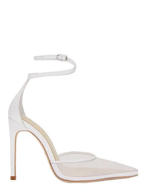 Raye Dania Pump - White Mesh