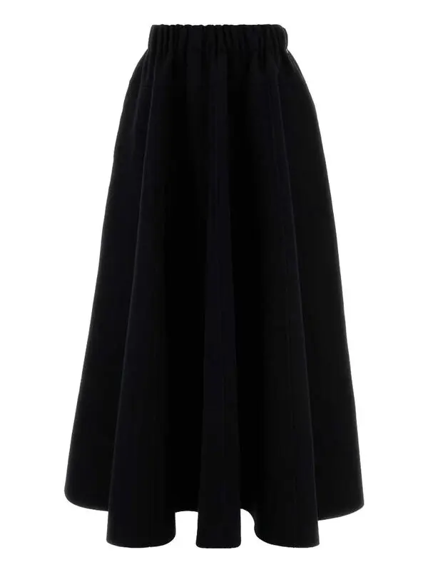 EXTREME CASHMERE X Venus Flannel Skirt - Black