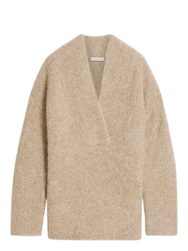 Vince Bouclé-knit Sweater - Beige