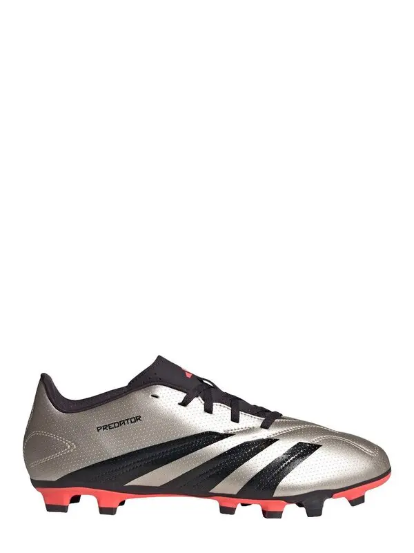 Adidas Predator Club Ground - Platinum Metallic/aurora Black/turbo