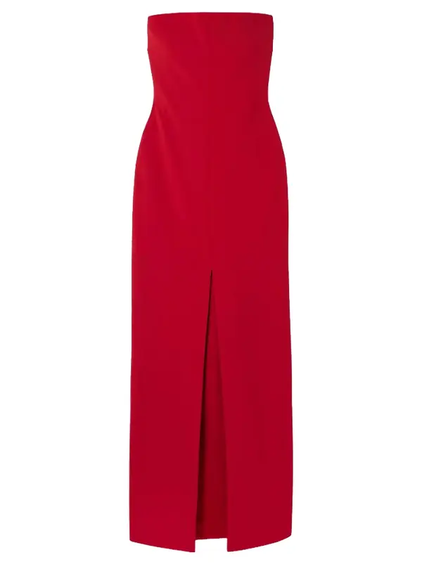 Solace London Bysha Strapless Maxi Dress - Red