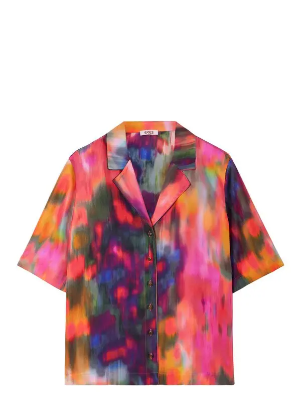 ERES Florale Printed Silk-twill Shirt - Multi