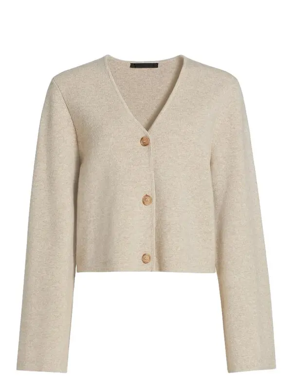 Jenni Kayne Chelsea Wool-cashmere Cardigan - Oatmeal