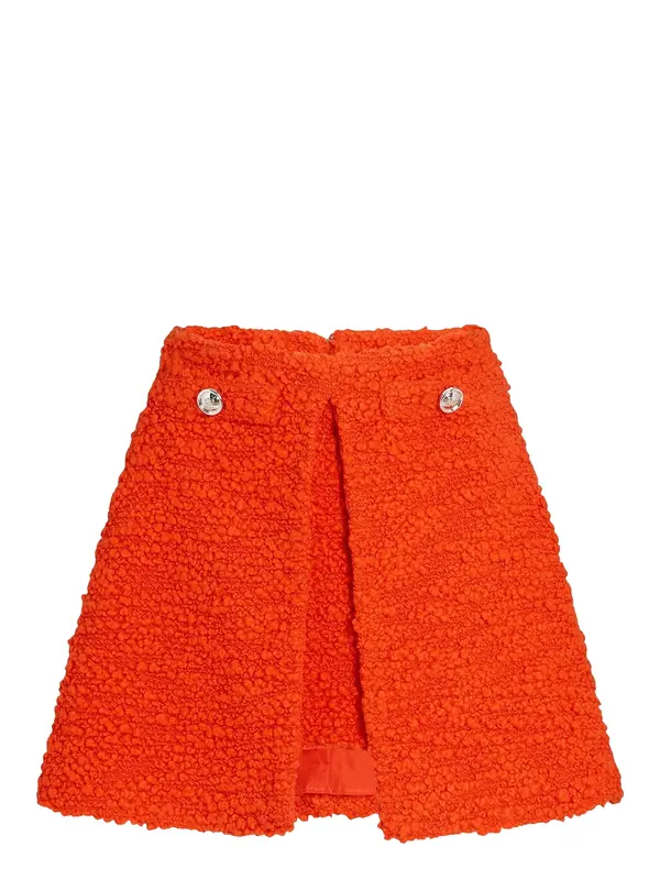 Giambattista Valli Tweed Mini Skirt - Orange