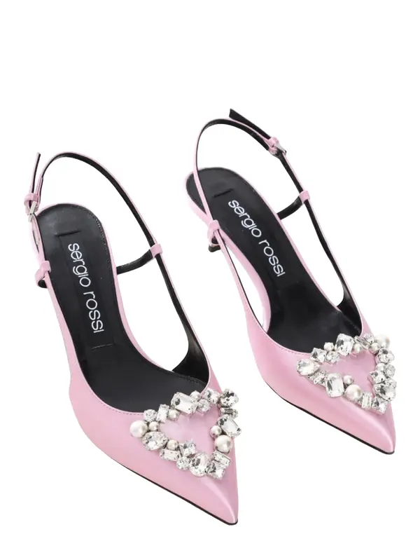 SERGIO ROSSI 50mm Sr. Godiva Pumps - Pink